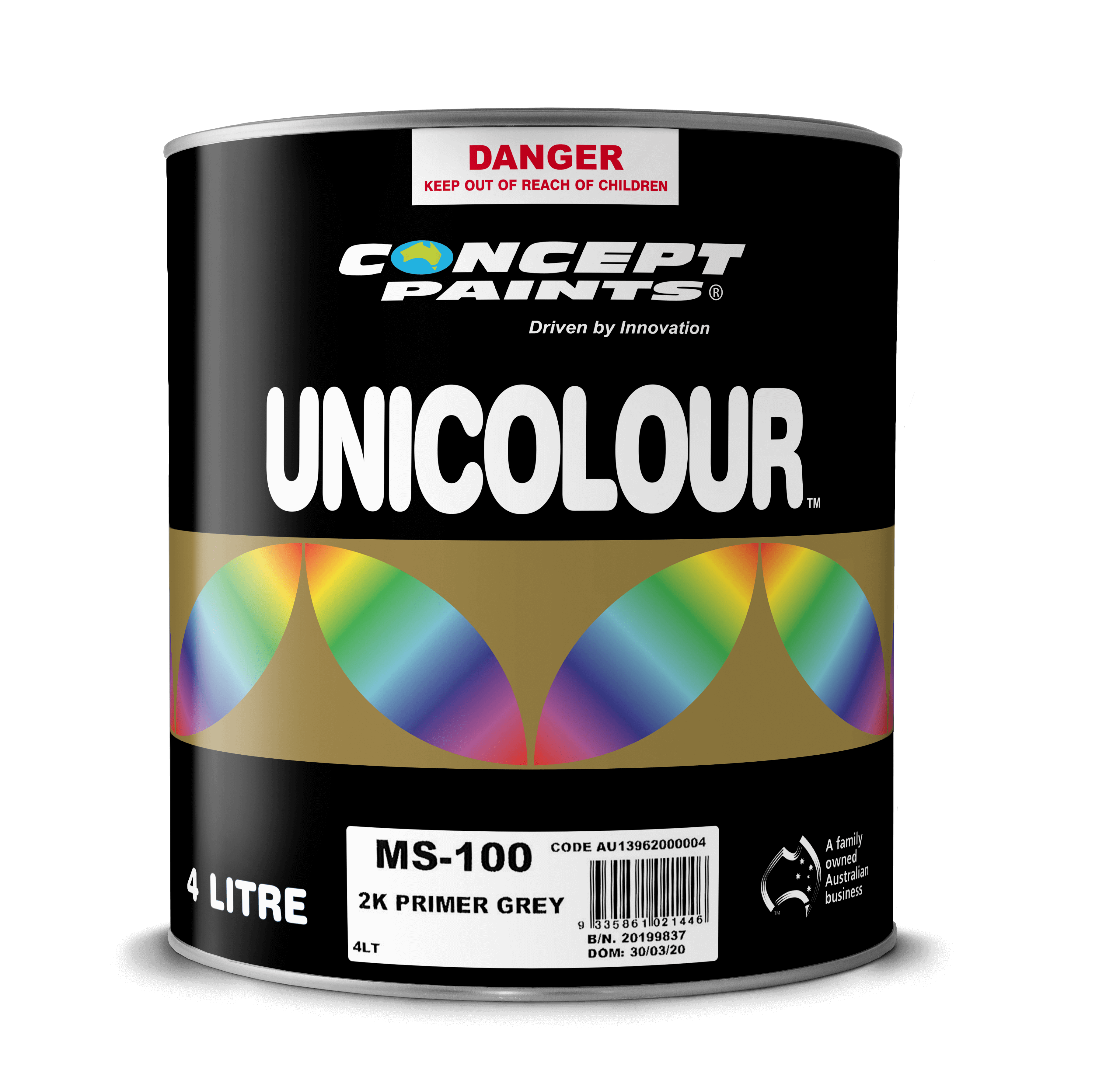 Concepts’ MS-100 2K Primer Grey is a 2K urethane primer, characterized ...